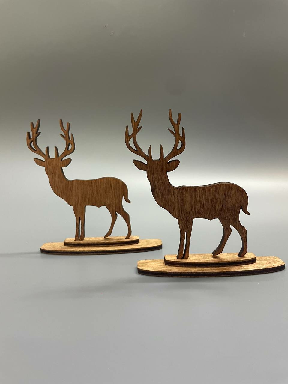 Деревянные Олени статуэтка