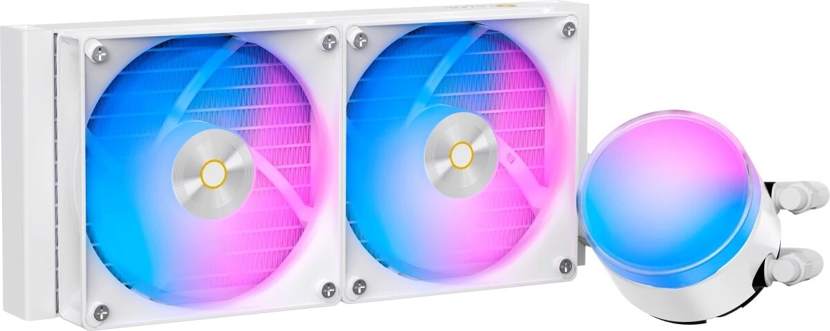 Система охлаждения Ocypus Delta L24 WH ARGB V2 White 280W/ All Intel/ AMD AM* / Screws