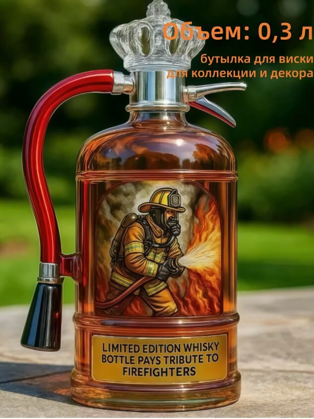 Бутылка для виски, для коллекции и декора, 0.3L