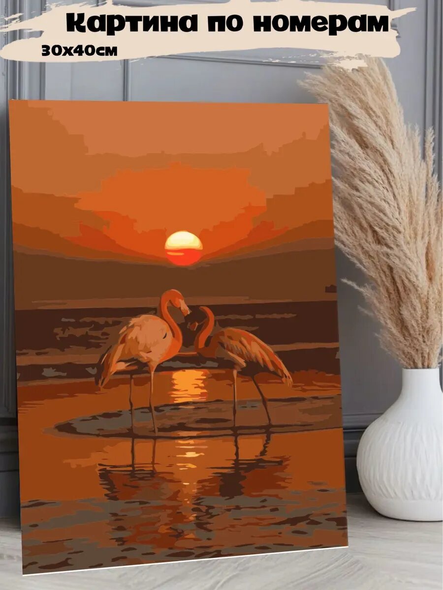 Картина по номерам павлины