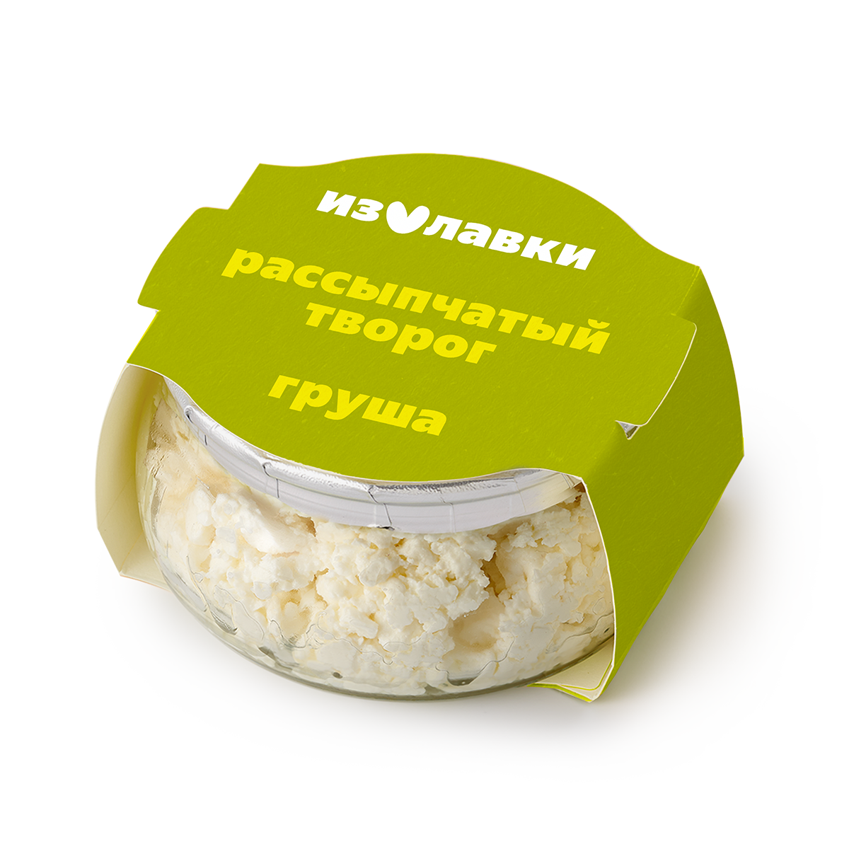 Творог "Из Лавки" груша, рассыпчатый, 4 % жирности, 150 грамм, 1 упаковка