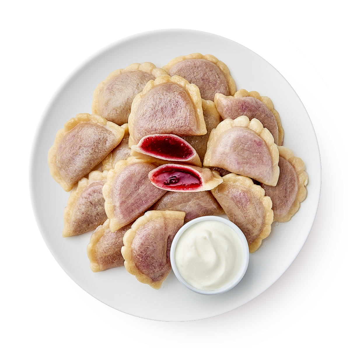 Вареники Creative Kitchen с начинкой из вишни, со сметаной, 200 г