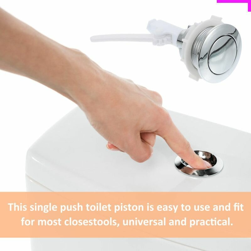 Товары для унитаза, одиночная кнопка смыва, разделенная портативная крышка, помощник для смыва, круглые крышки