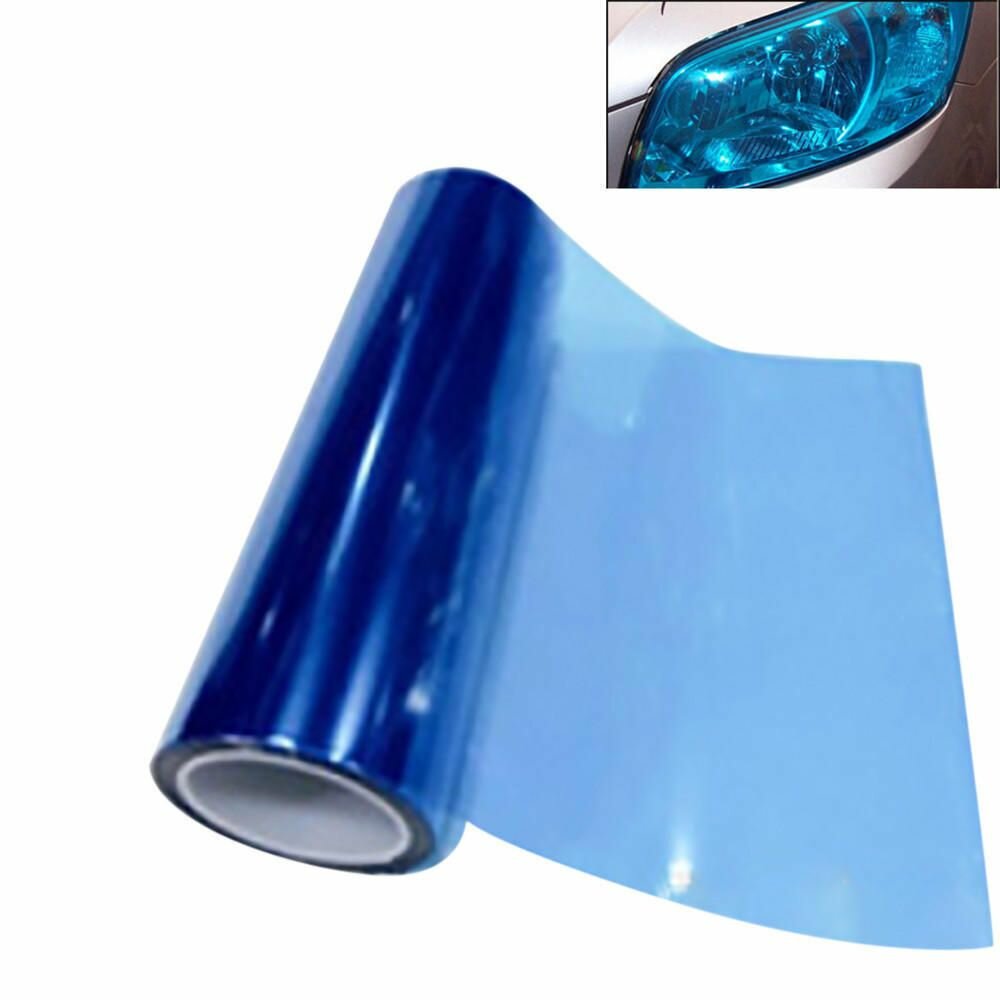 Пленка для фар (виниловая) синяя - (0.3x1m)