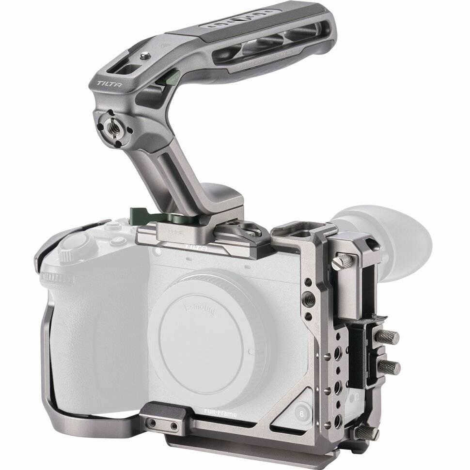 Клетка Tilta Base Kit для Sony FX2 Серая, быстросъёмная площадка, алюминий