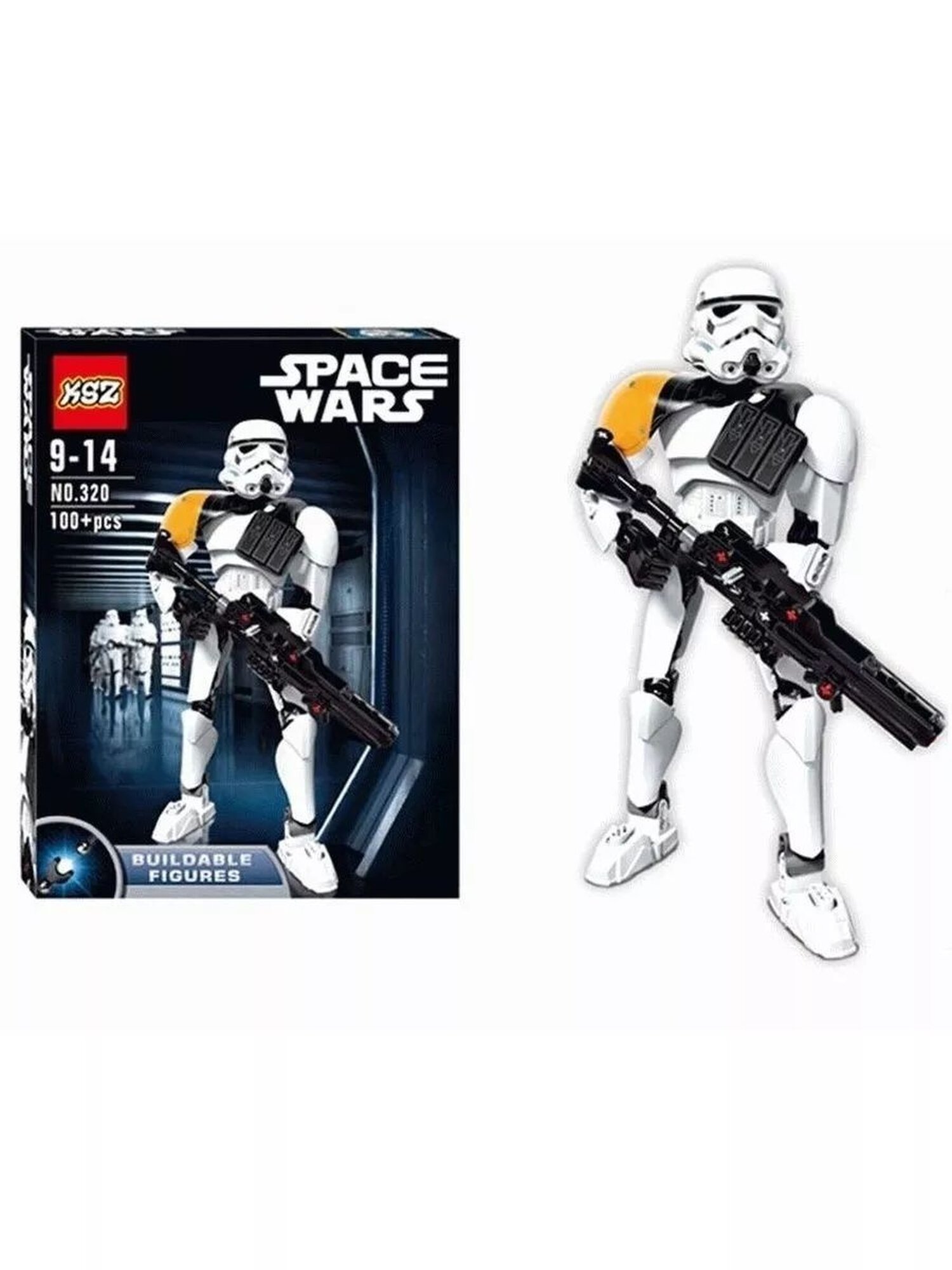 Конструктор QUAN GUAN JI MU Space Wars "Штурмовик", 100 деталей