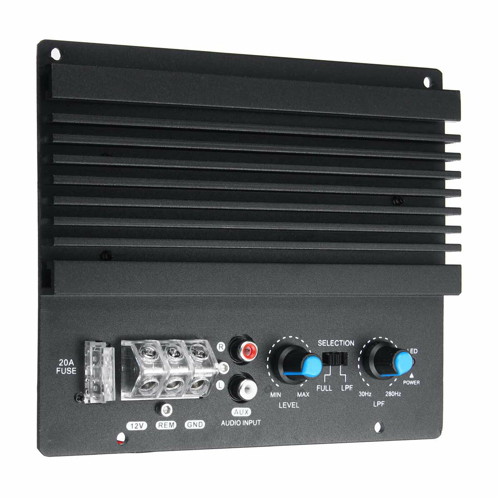 12 Voltage 200W black metal Car Audio Amplifier Powerful Bass Subwoofer Amplifier Board Automotive Amplifier Module size 170*145mm package size 180*160*60mm weight 600g 1 piece