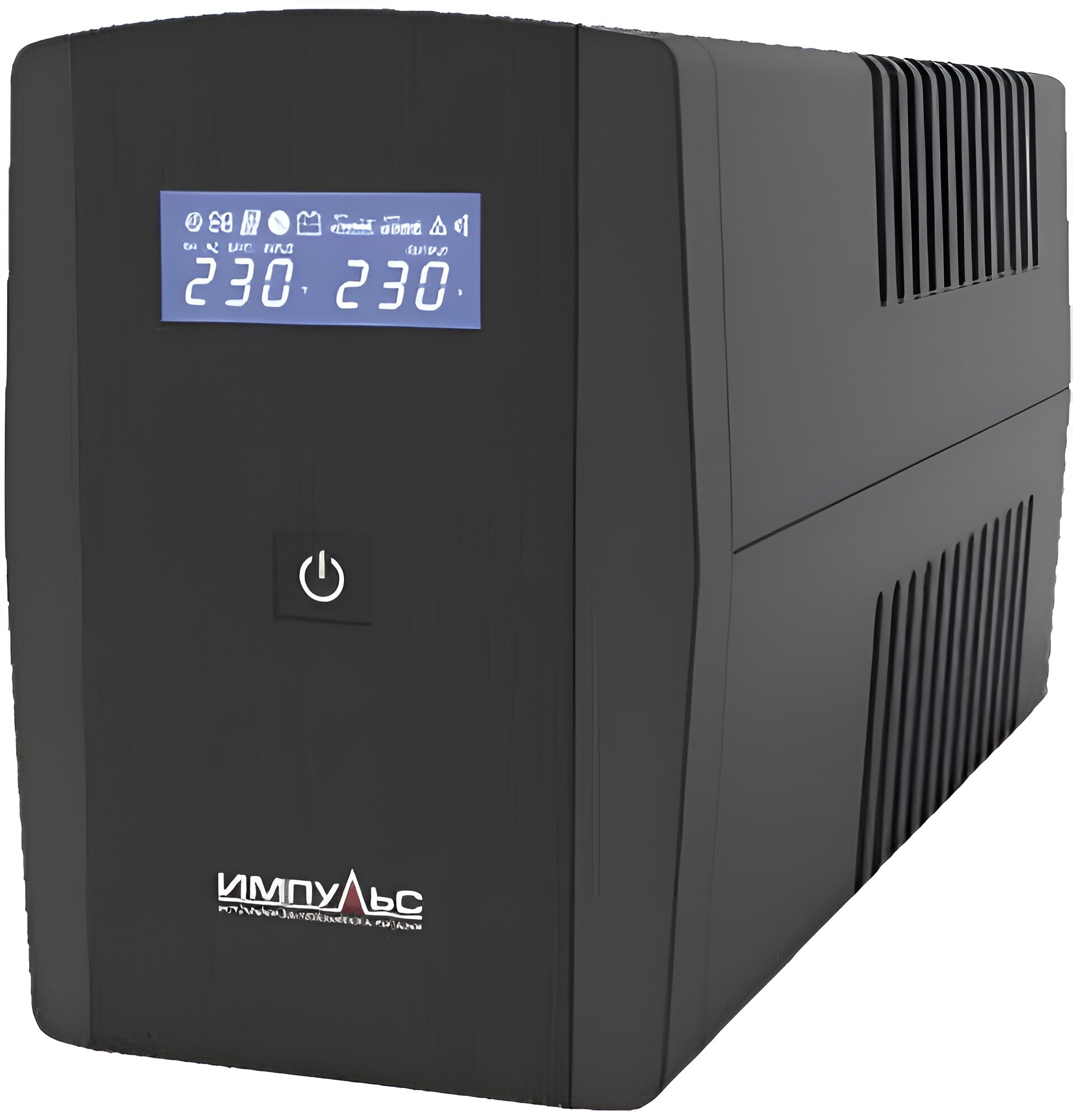 Блок бесперебойного питания Импульс Юниор Смарт 600 360Вт/600ВА black