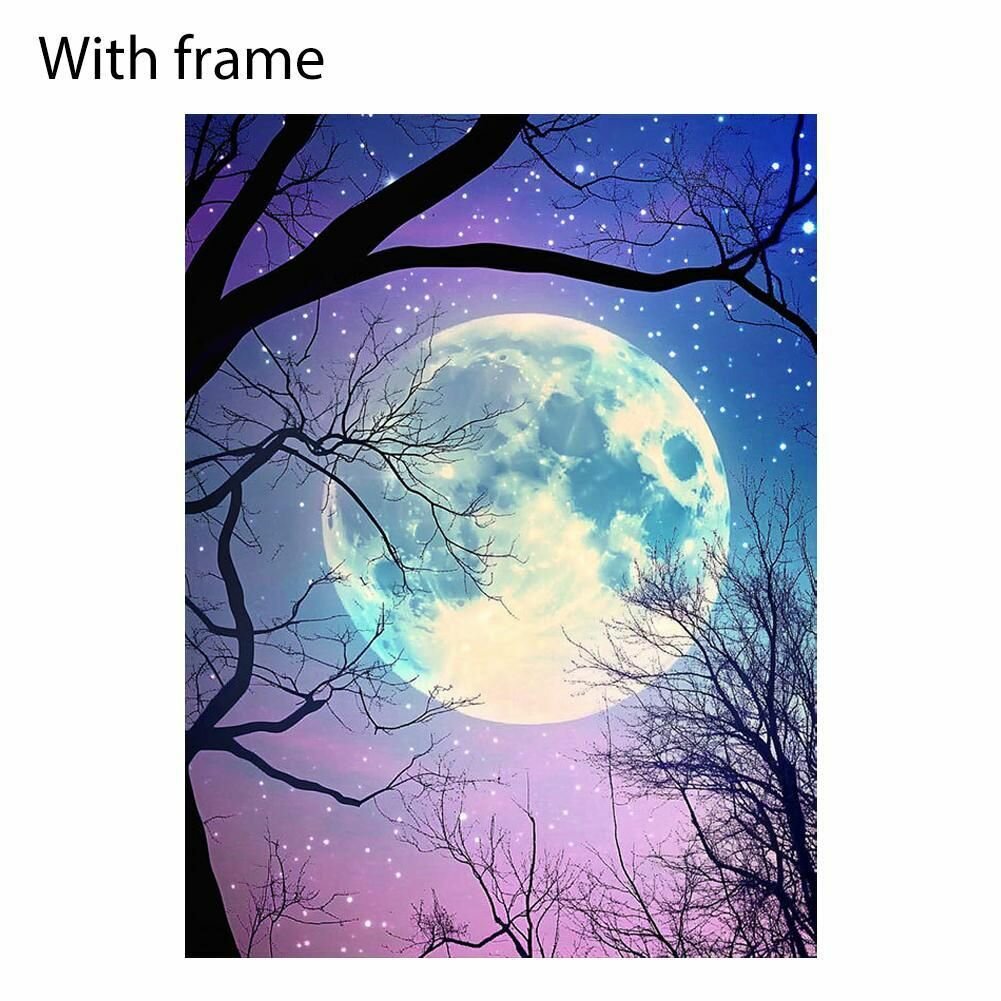 Алмазная на подрамнике 5D DIY/30x40 см (без единой рамки)