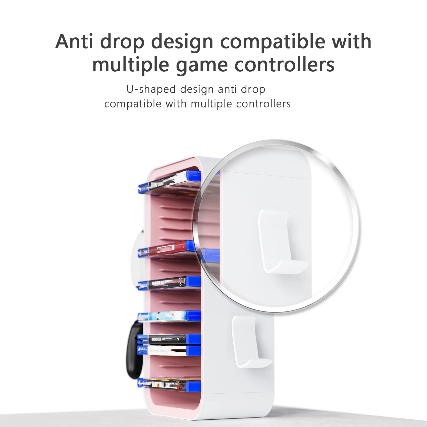 LinYuvo Game Storage Tower для игр Красный, White-Red — фото 1