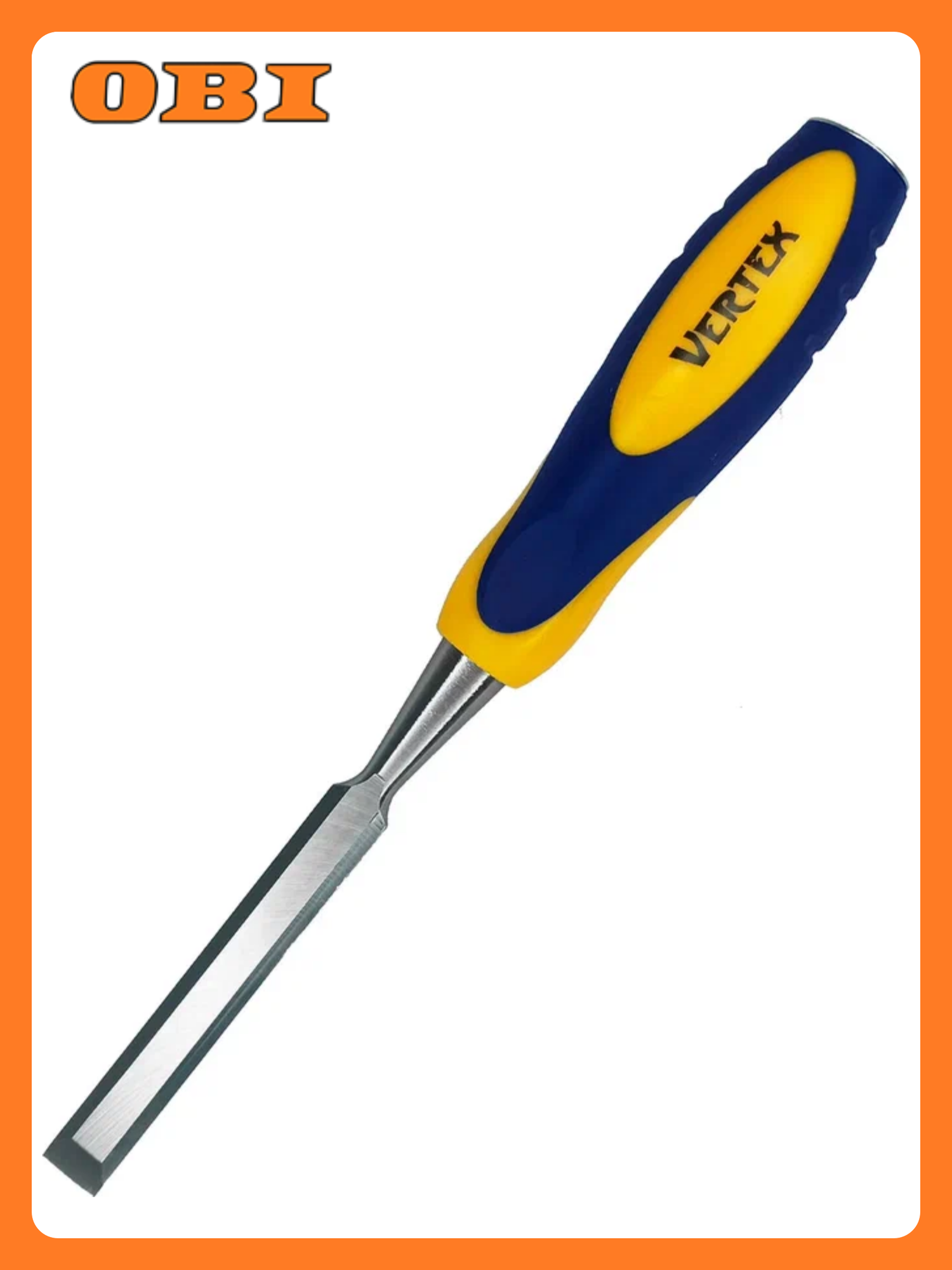 Долото-стамеска VertexTools 2425-16, плоская, ширина режущей части 16мм