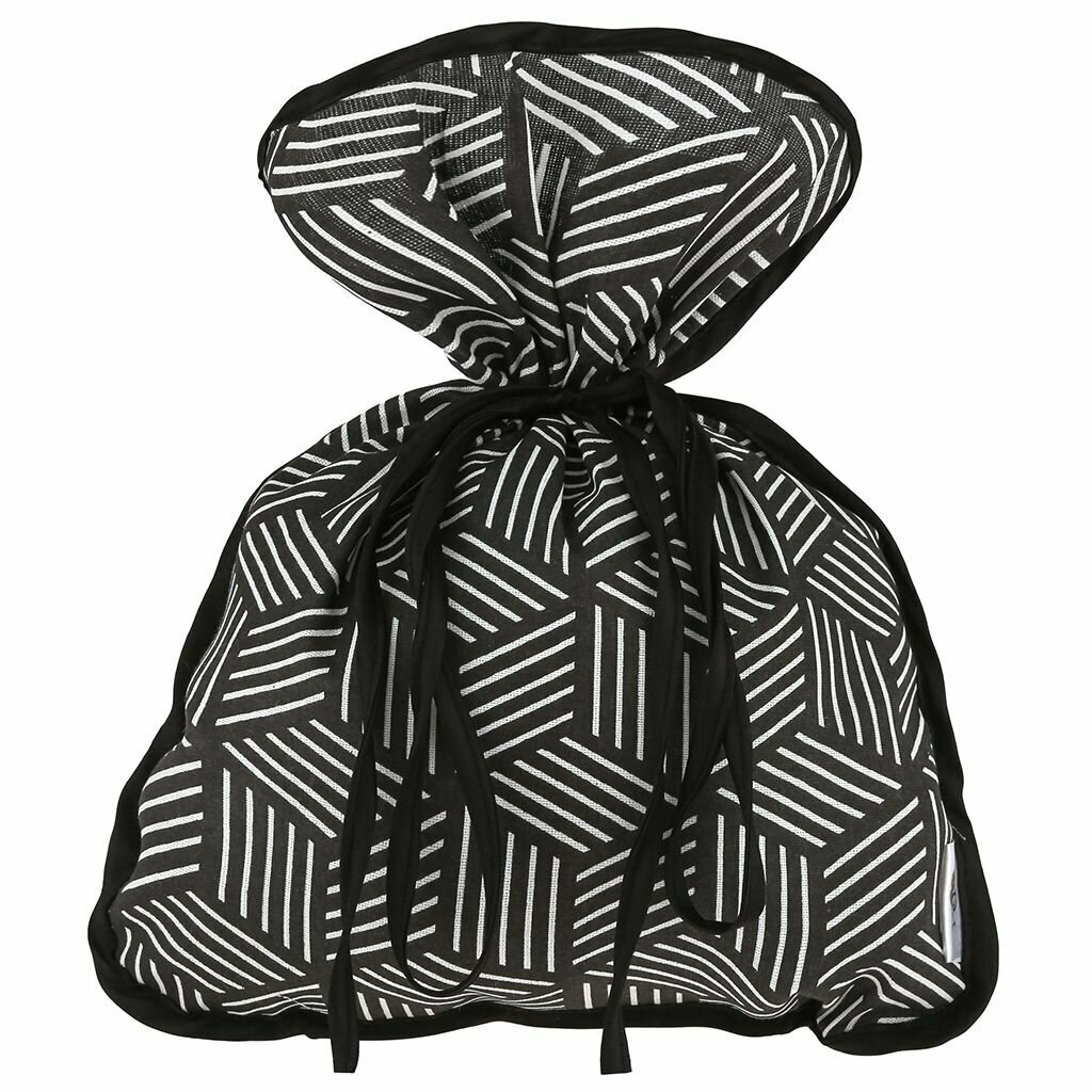 Эко-мешочек Домашняя Мода Графика 3D , из хлопка, с завязками, 25х30 см (М1-2/3-о)