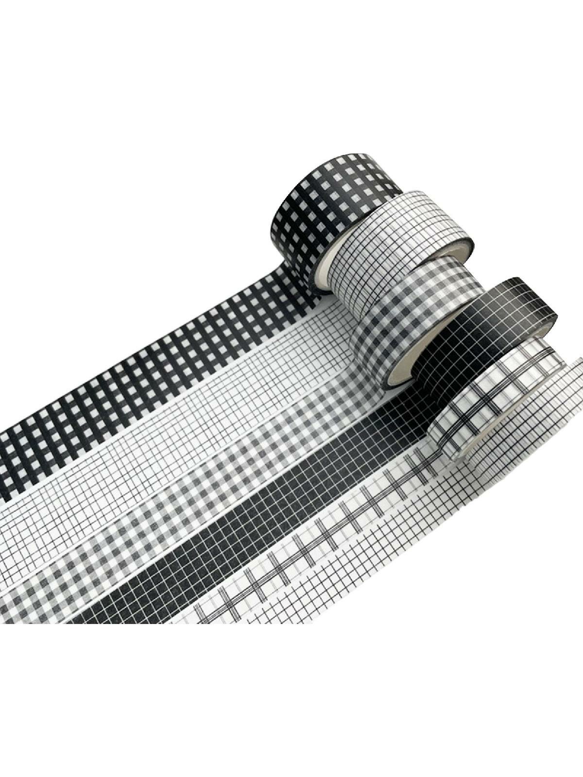 6 рулонов декоративной ленты с сеткой для скрапбукинга