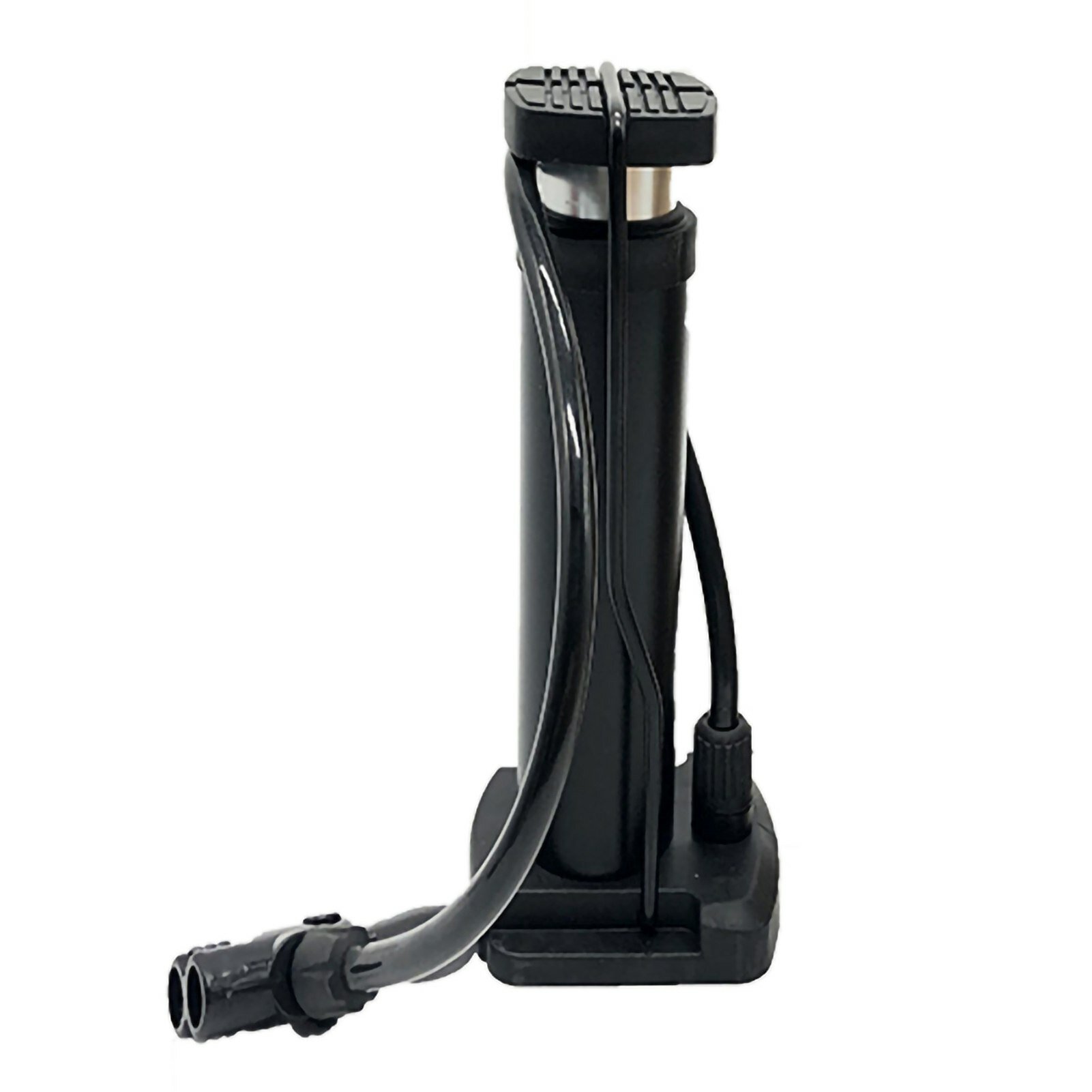 Портативный мини-напольный ножной насос для накачивания велосипедных шин, мячей для бассейна, игрушек, черный, без барометра.