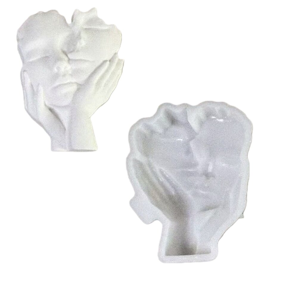 Лицевая Свеча Силиконовая Форма для Изготовления Свечей, Удерживающая Лицевую Форму из Смолы для Мыла DIY, Ароматерапевтических Свечей, Настольных Украшений