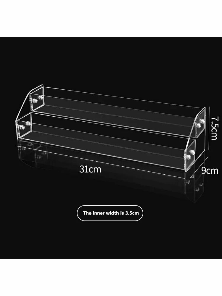 Подставка для демонстрации акрилового лака для ногтей 2-слойная подставка для демонстрации лака для ногтей