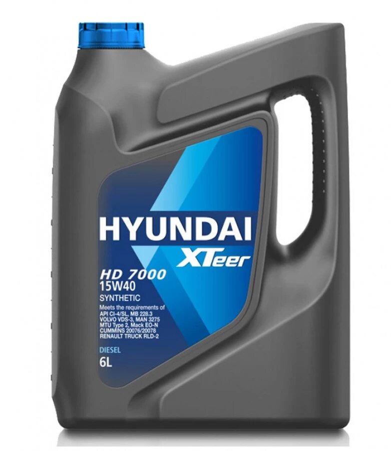 Hyundai XTeer HD 7000 15W40 CI-4 (NEW), 6L
