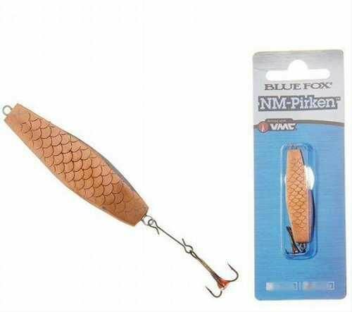 Блесна Blue Fox Pirken "NM" SK, универсальная, зимняя, рифлёный рисунок, 75 мм