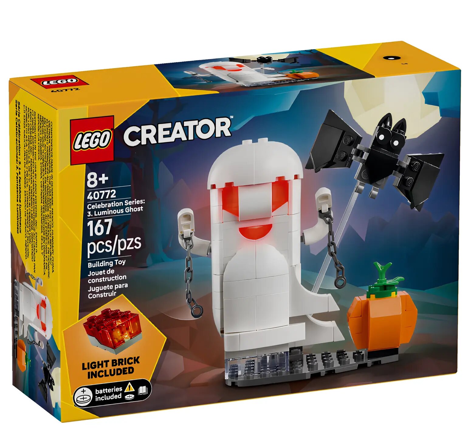 Конструктор LEGO Creator 40772 Праздничная серия: Светящийся призрак