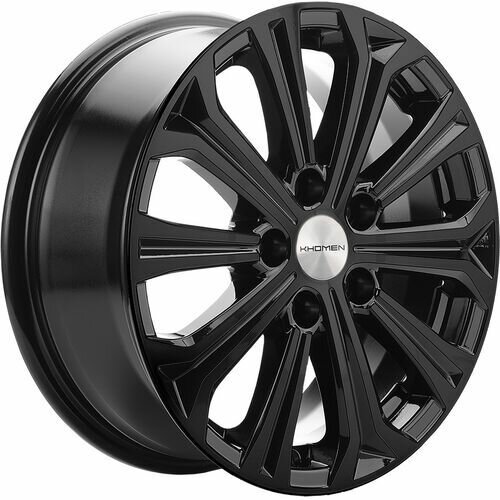 Колесный литой диск KHOMEN KHW1610 (ZV 16_DFM 580) R16x6.5 5x110 ET45 CB67.1 Black