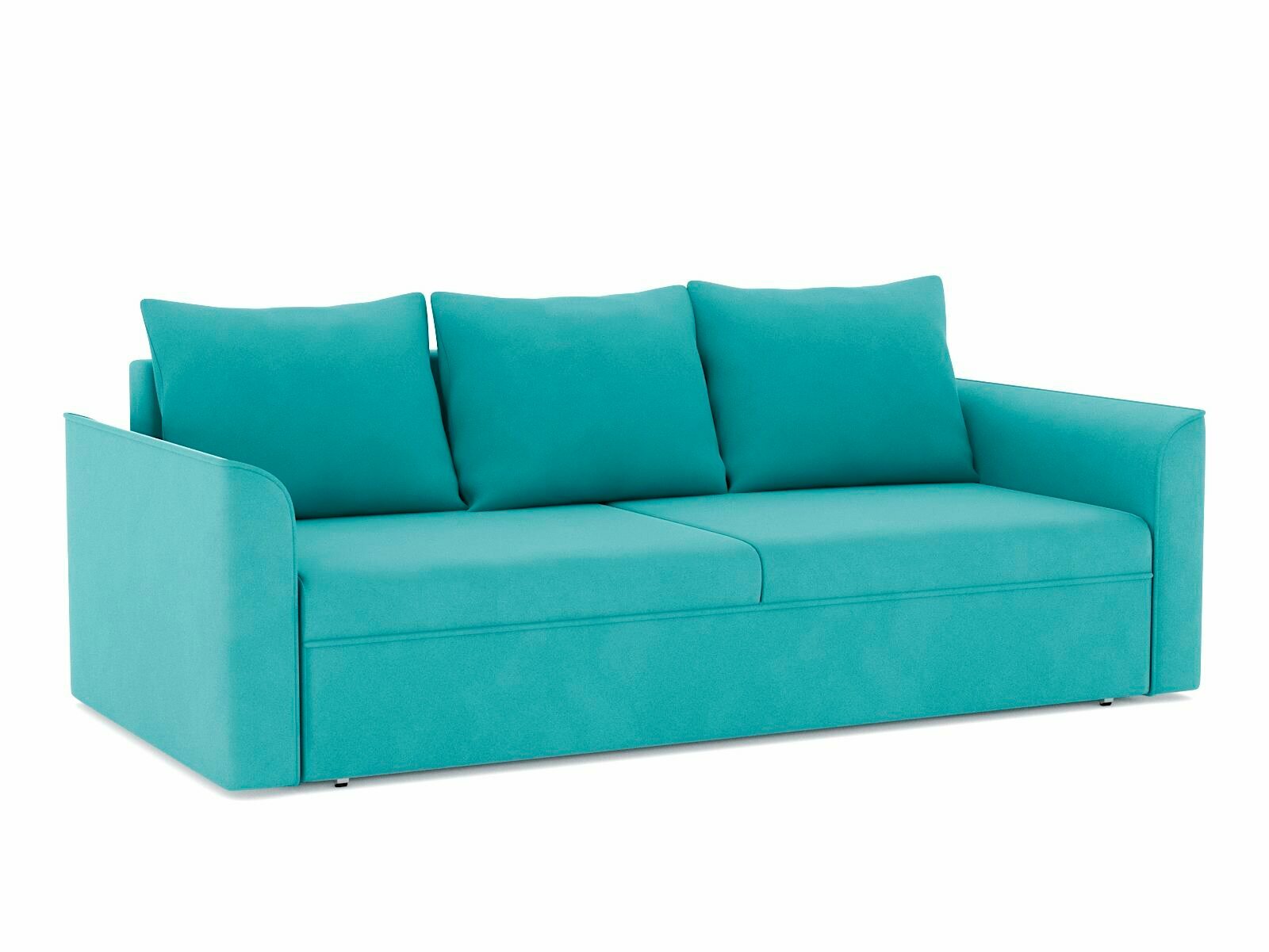 Диван - кровать Эрдинг, пантограф, 220*95*95, велюр Зара Азур 48