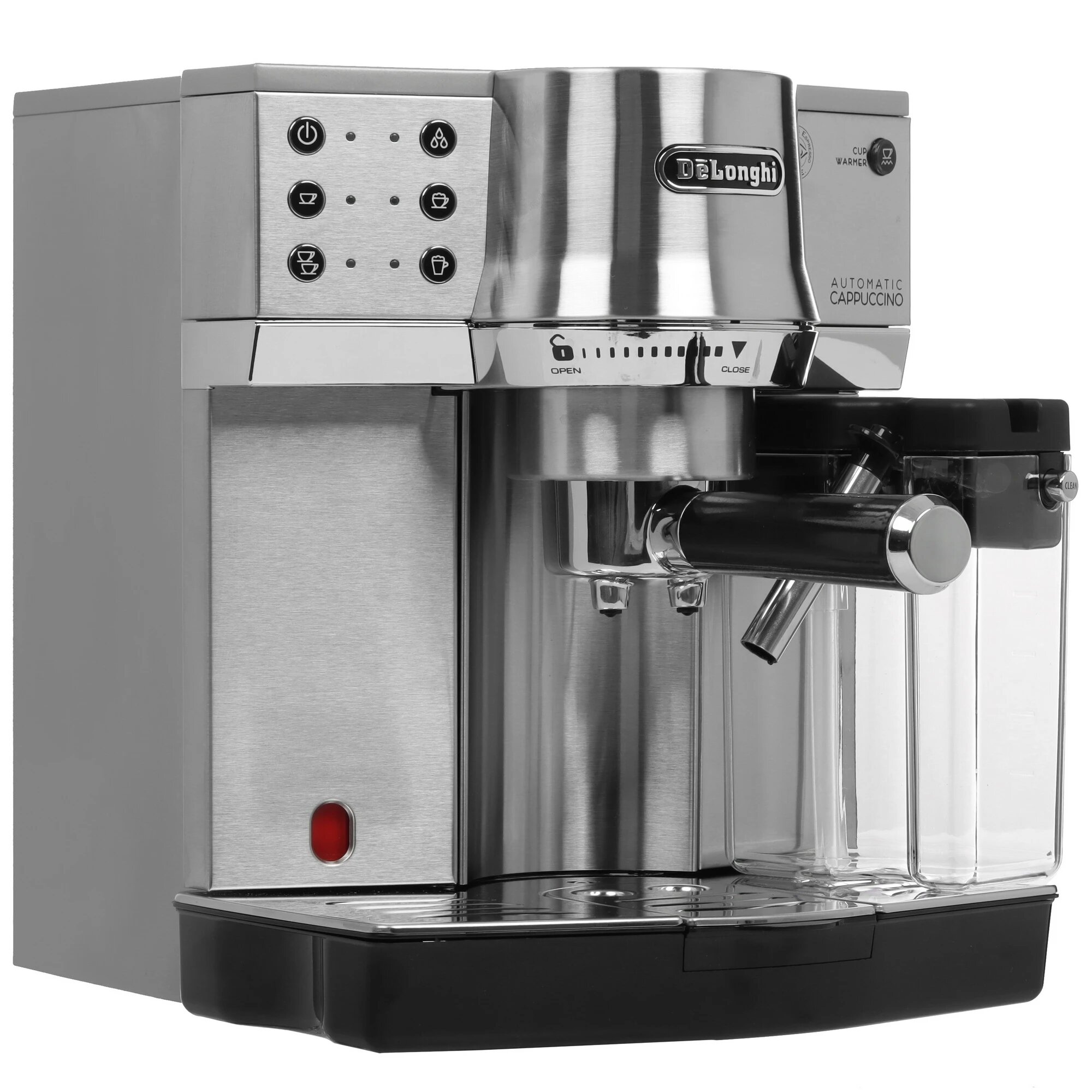 Кофеварка DeLonghi EC860. M, 1450Вт, съемный лоток для капель, рожковая, серебристый
