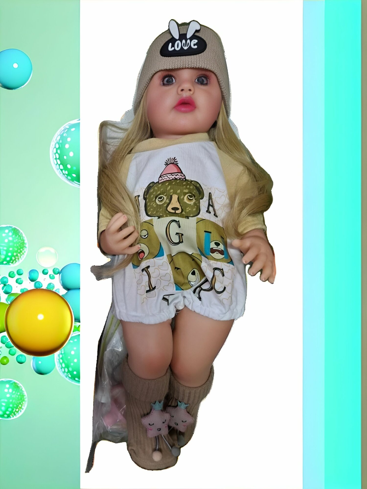 Интерактивная кукла Белла, 55 см