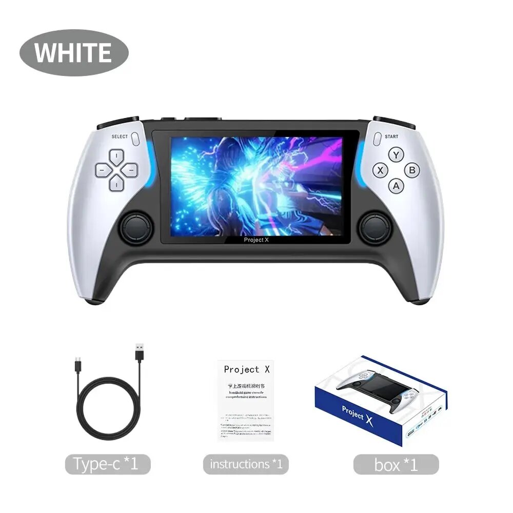 Портативная игровая консоль Project X White
