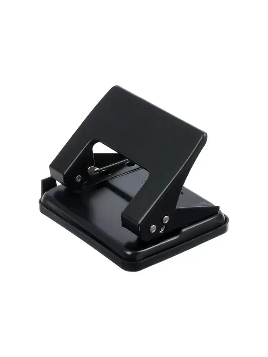 Металлический дырокол с линейкой для 20 листов