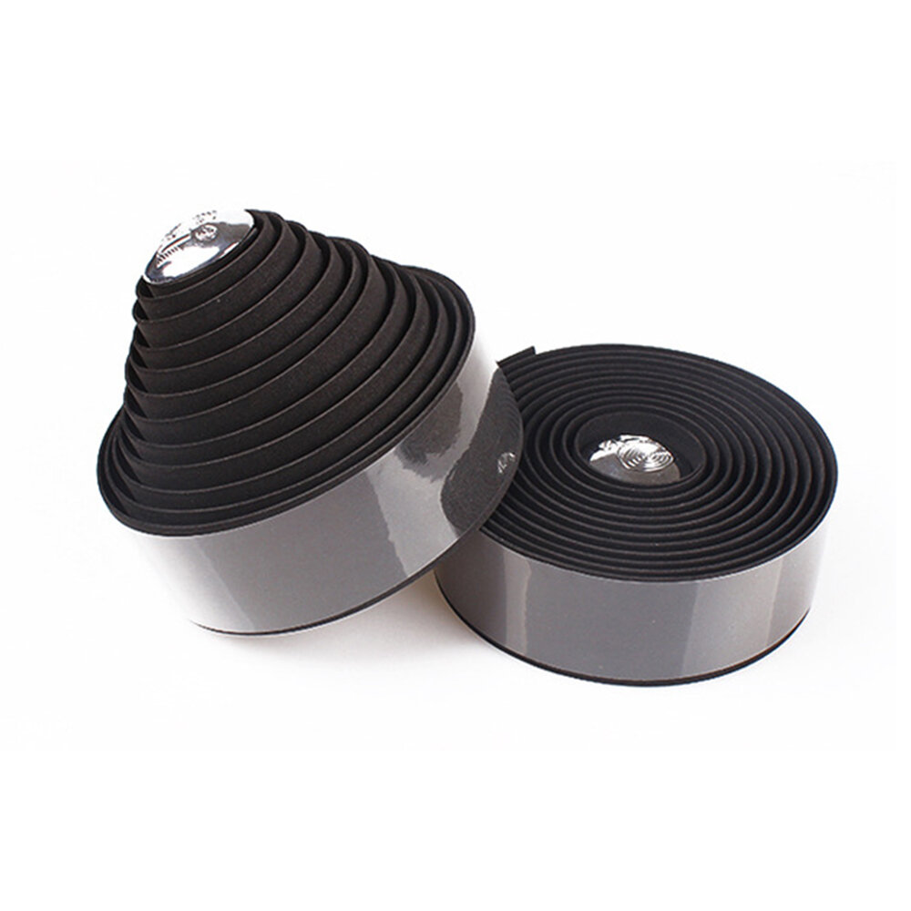 Велосипедная обмотка руля, пробковая лента для велосипеда, противоскользящая, амортизирующая, износостойкая, с 2 заглушками для руля.