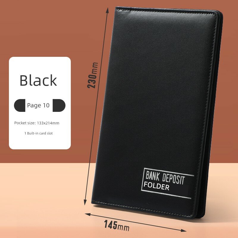 Книга для хранения чеков на банковских депозитах, билет на подранение в клетку, обычная форма выживания, держатель для