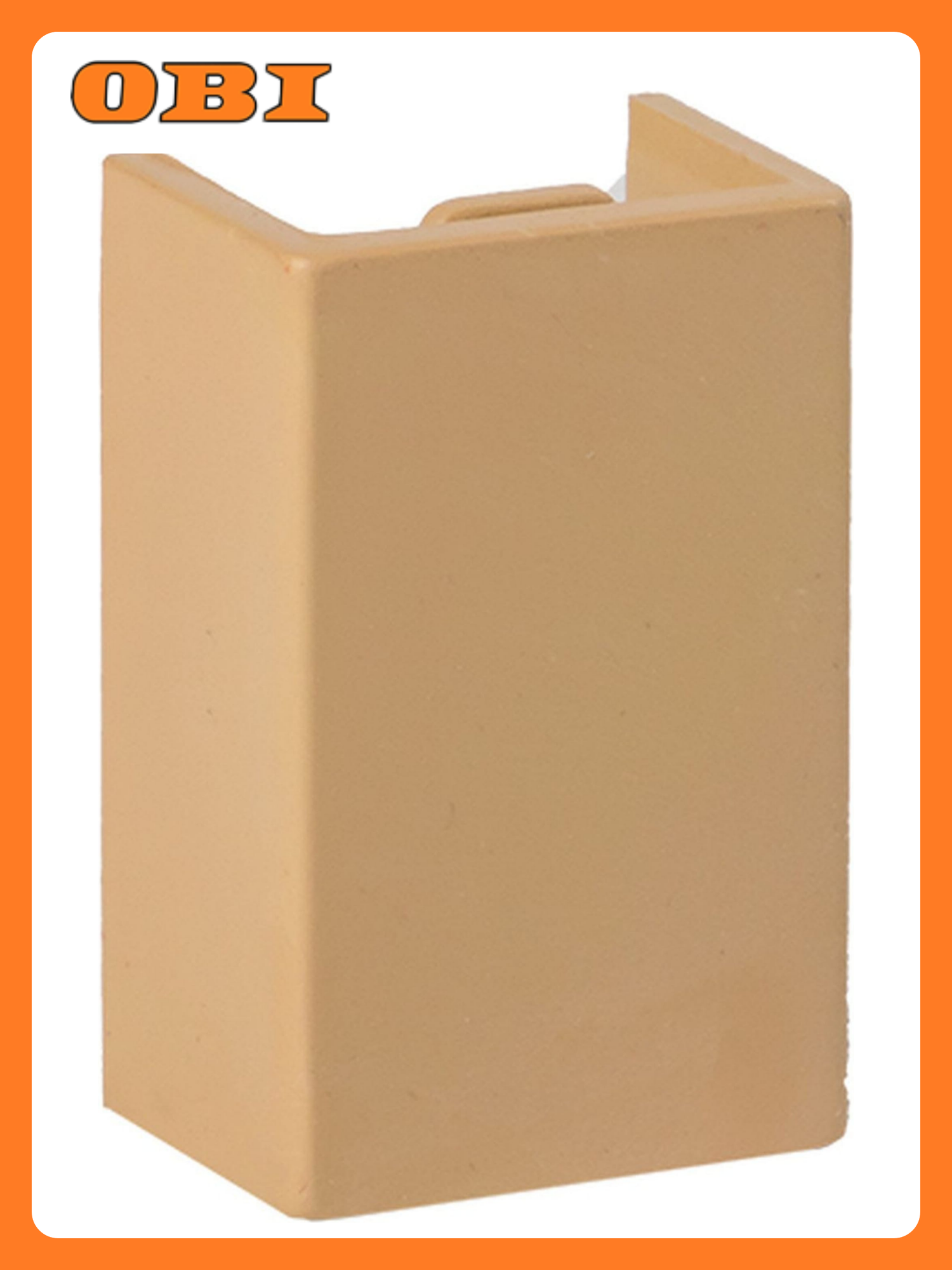 Соединитель EKF PROxima, для кабель-каналов, пластик, цвет коричневый, 15x10 мм