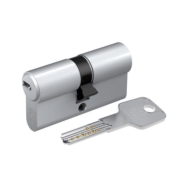 Цилиндровый механизм "Basi" BM 30x40мм ключ-ключ (никель)
