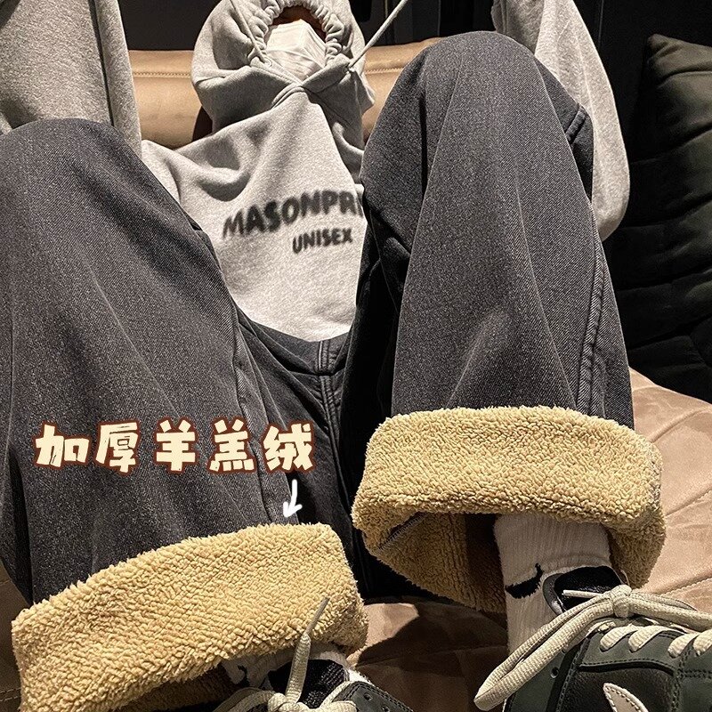 JYL Джинсы Карго Камуфляж Весна Минимализм Деним, Размер_XXXL