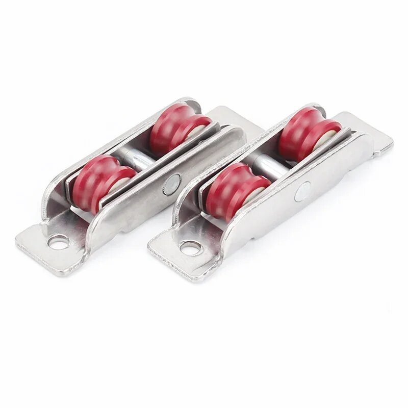 Дверные ролики Concave Wheel из нержавеющей стали, 2 шт.