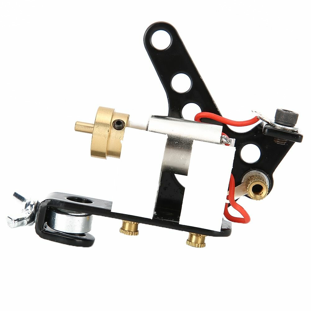 Мощный мотор для тату-машинки с круглым отверстием, инструмент для боди-арта для начинающих, черный, прочный и легкий дизайн