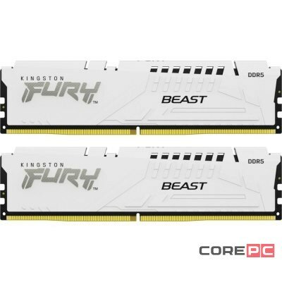 Оперативная память 64 Gb 5600 MHz Kingston FURY Beast White (KF556C40BWK2-64)