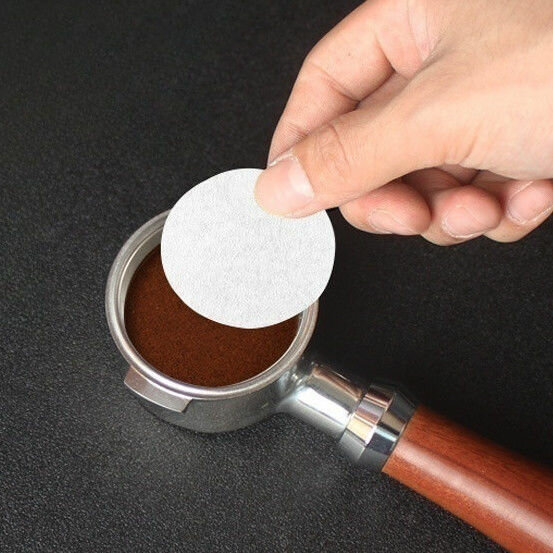 Кофейная круглая фильтровальная бумага 51 53 58 мм, специальная фильтровальная бумага для эспрессо-машины, одноразовая фильтровальная бумага для мока-пота и порошковой чаши