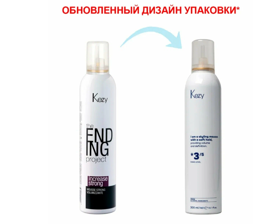 Kezy I am Мусс для придания объема, сильной фиксации, 300 мл