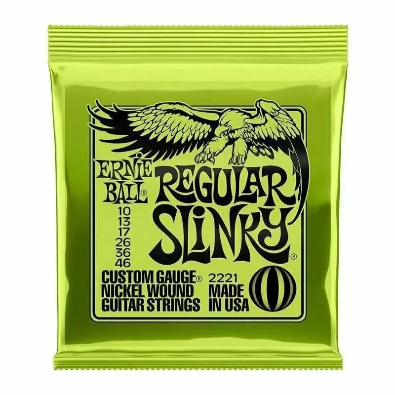 Струны Ernie Ball Regular Slinky Nickel Wound для электрической гитары (10-46) Ernie Ball 2221