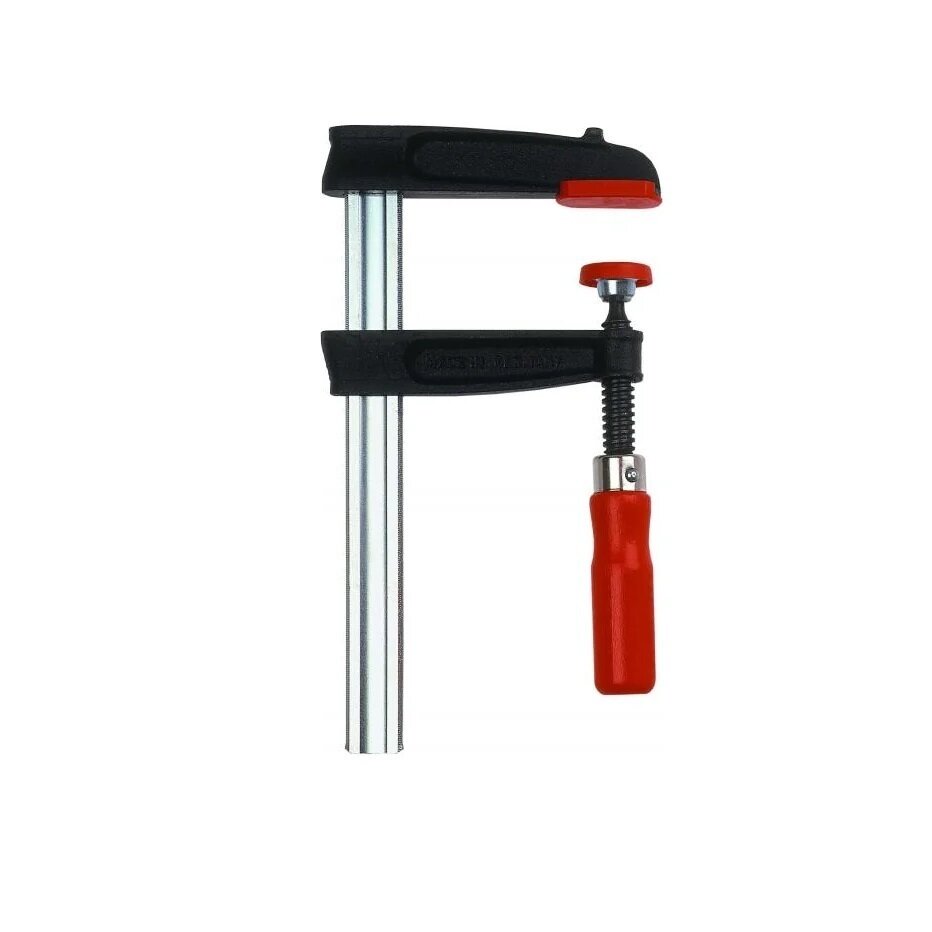 Струбцина BESSEY цельнометаллическая 300/140, 5 кН, деревянная ручка GS30 classiX