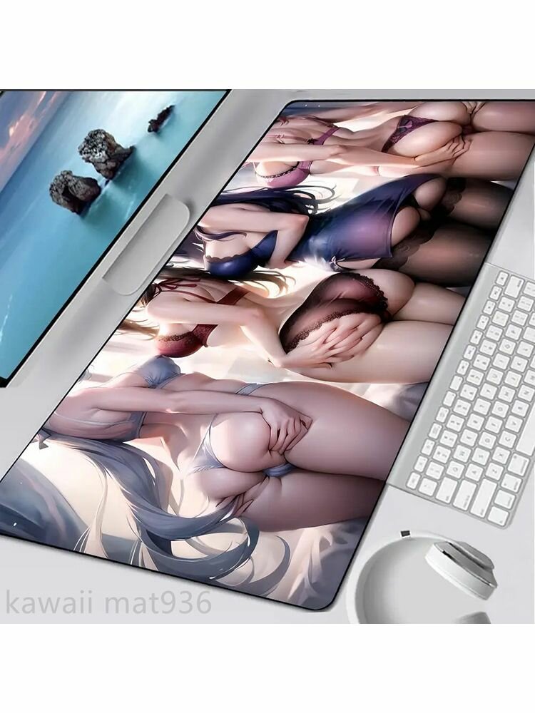 Коврик для рабочего стола "Sexy Girl", нескользящий, 40х90 см