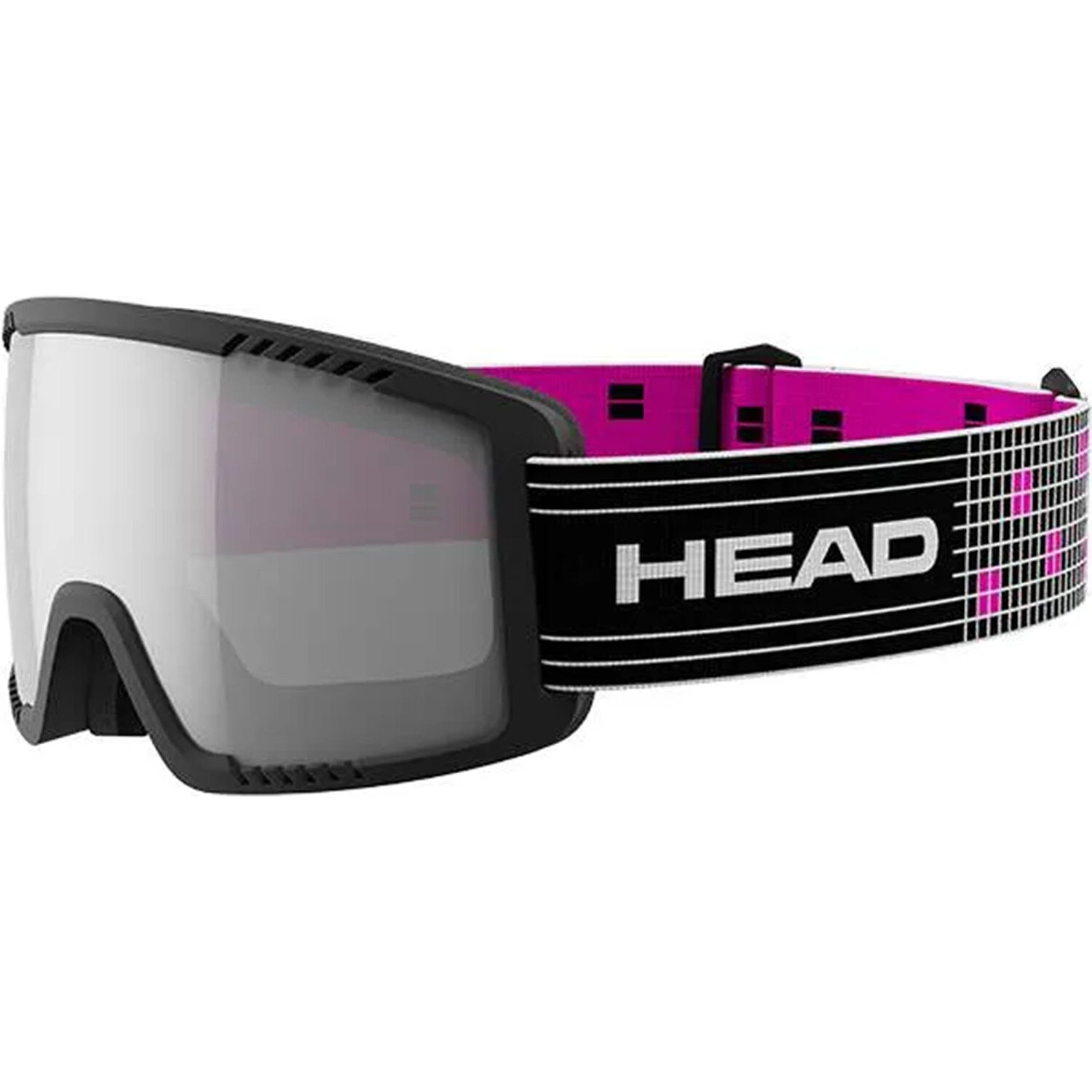 Горнолыжные очки Head Contex Youth FMR Black/ VIS S2 25/26 Черный, для детей , Черный