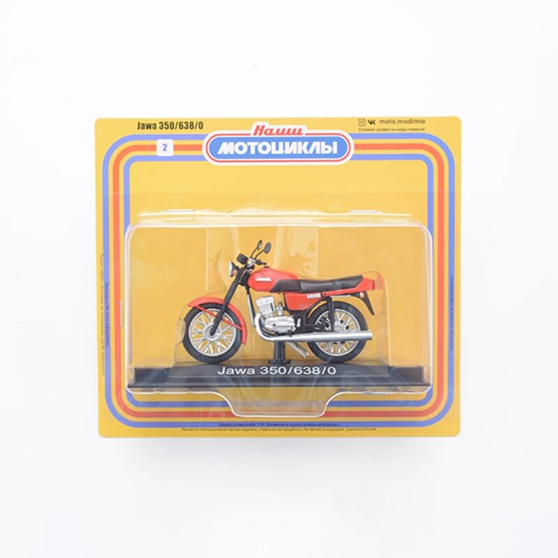 WELLY Пластиковый мотоцикл JAWA-638 масштаб 1:24
