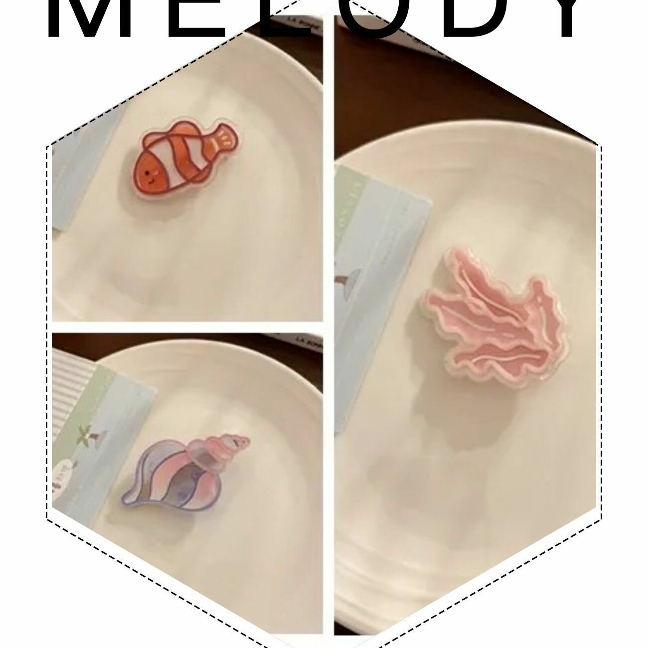 Заколки для волос серии Ocean, универсальные маленькие рыбки, высококачественные заколки для сломанных волос, зажимы в виде утконоса, маленькие заколки в виде дельфина