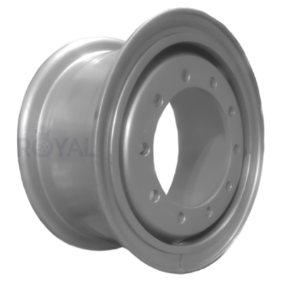 Штампованный колесный диск Royal Spin 10/335/281/120 10x20/10x335 ET120 D281 M26 Sil Шахман, Ивеко, MAN 6 500 кг