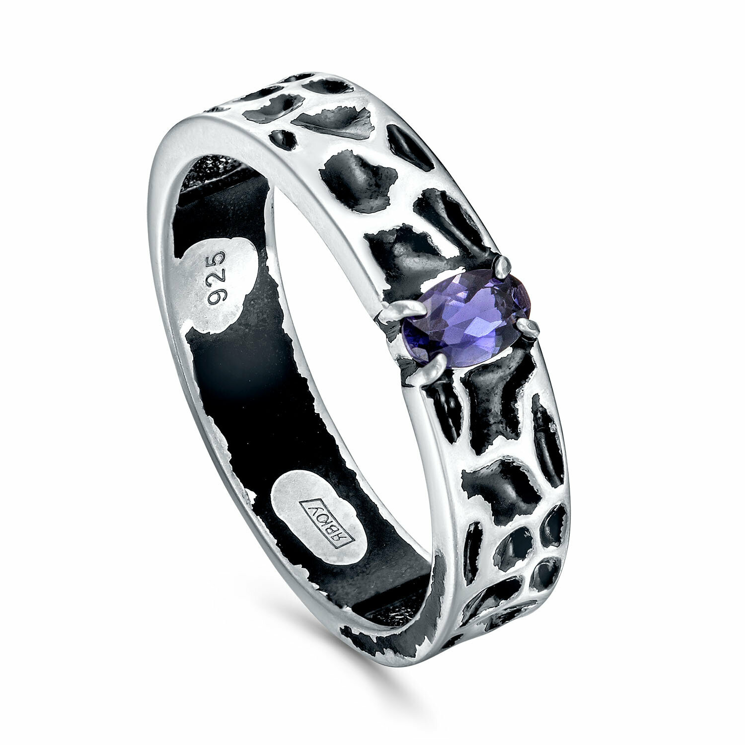 Кольцо, серебро, 925 проба