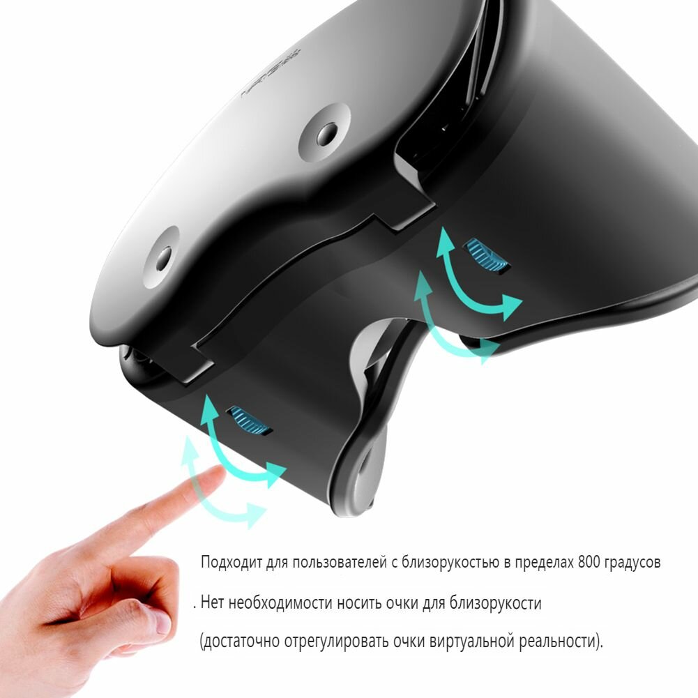 VR-очки VRG Pro X7 с возможностью использования как виртуального экрана для фильмов и игр