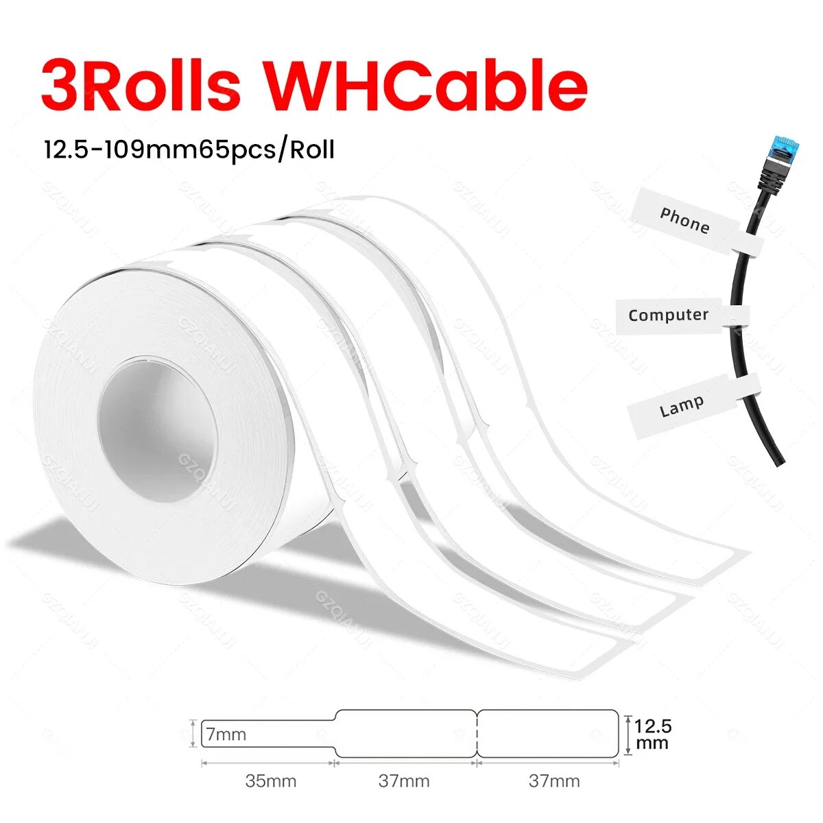 Беспроводной принтер этикеток P15 Портативный Bluetooth термопринтер этикеток Ручная маркировка с клейкой лентой Штрих-кодом для домашнего офиса