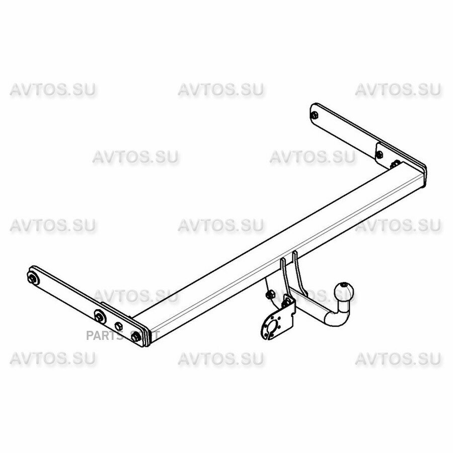 Фаркоп от официального дистрибьютора, AVTOS, артикул VW23